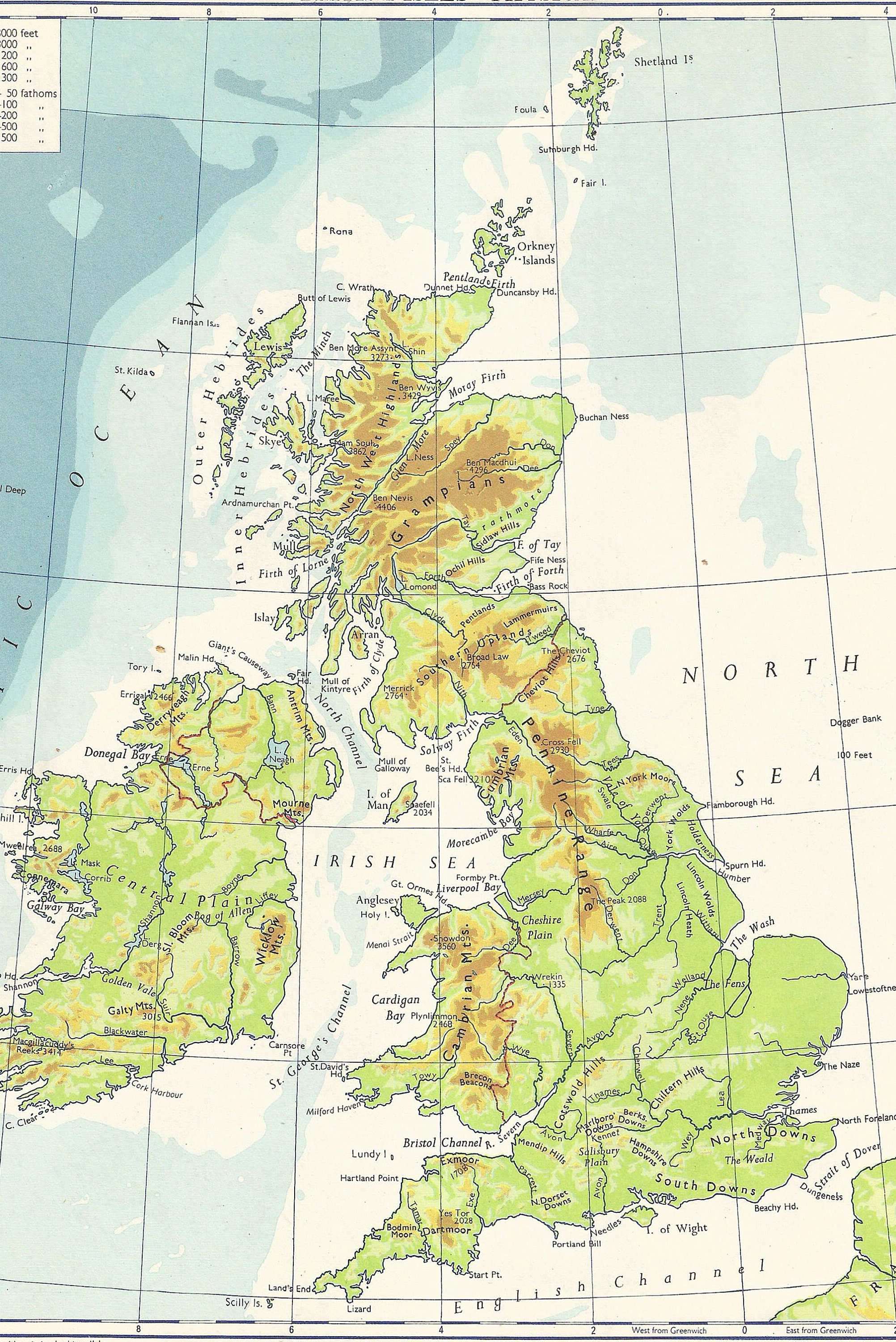Map Of Britain 500 Ad