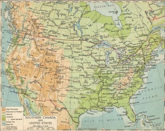 1940s Maps - Etsy