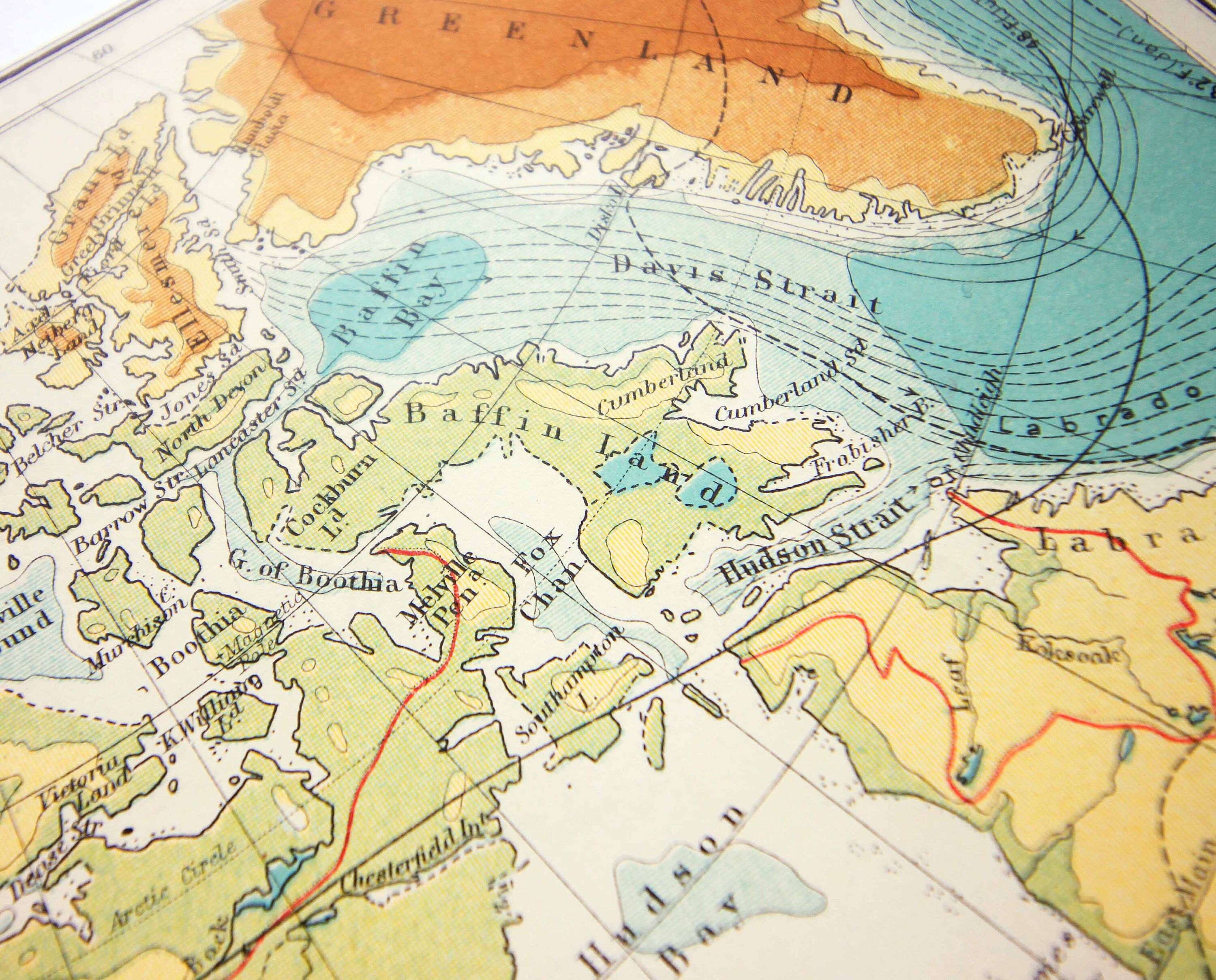 Vintage Map of USA North America Print Large 1920s Travel Map United ...