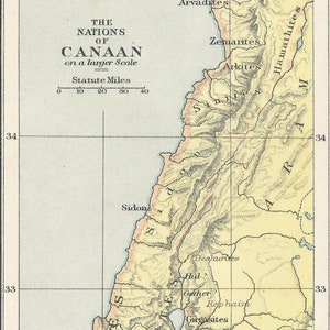 Holy Land Distrabution of Nations After the Flood, the Nations of ...