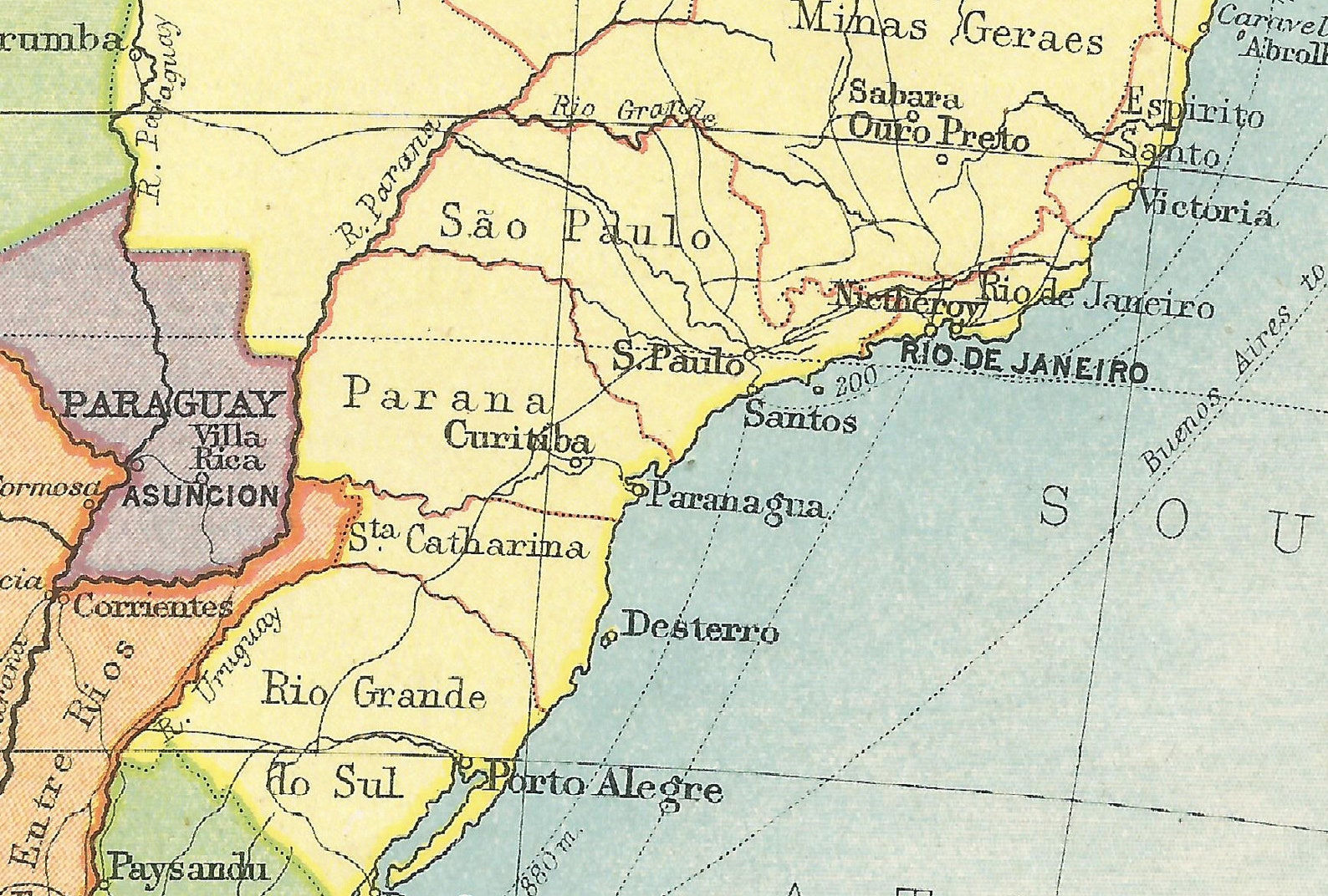 South America Brazil Argentina 1920s Gift Maps Vintage Retro - Etsy UK