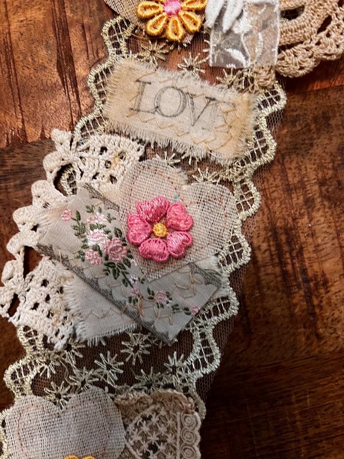 Shabby Chic Snippet Roll for Your Junk Journal - Etsy
