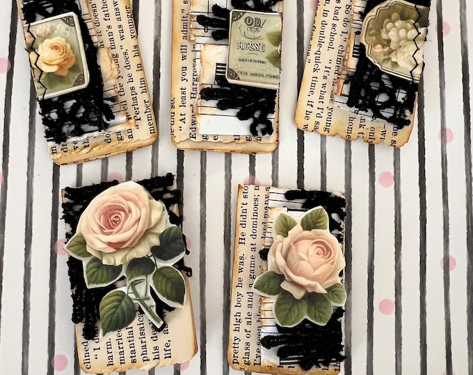 Hidden Paper Clips for Junk Journals Set of 5 - Etsy