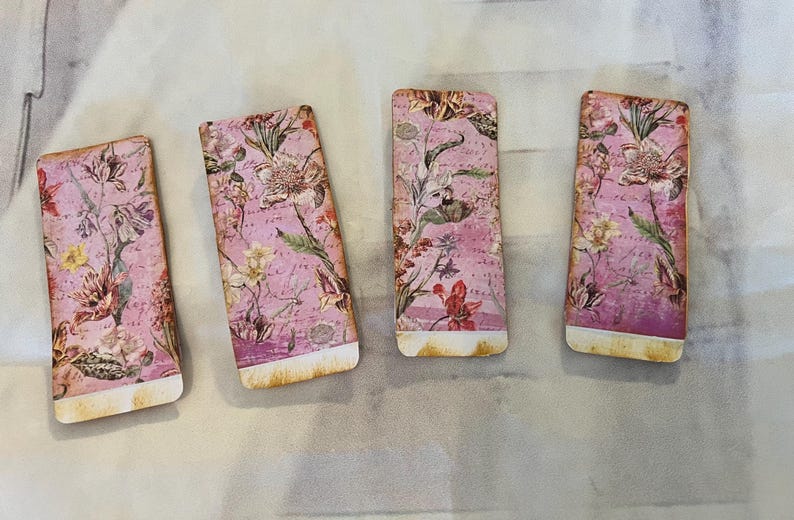 Hidden Paper Clips for Junk Journals Set of 4 - Etsy