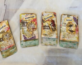 Hidden Paper Clips for Junk Journals Set of 5 - Etsy