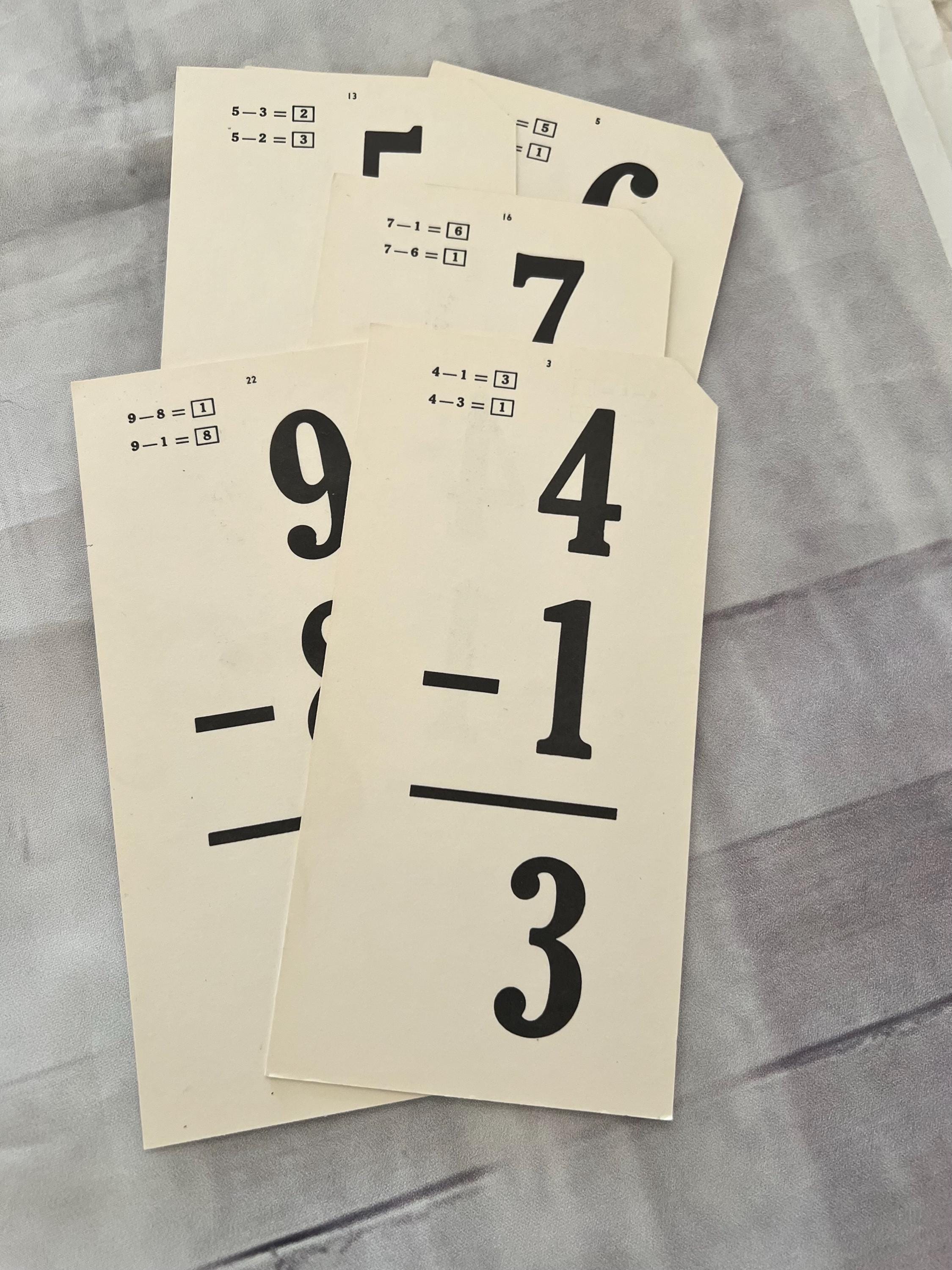 Vintage Flash Cards Vintage Ephemera for Junk Journals - Etsy