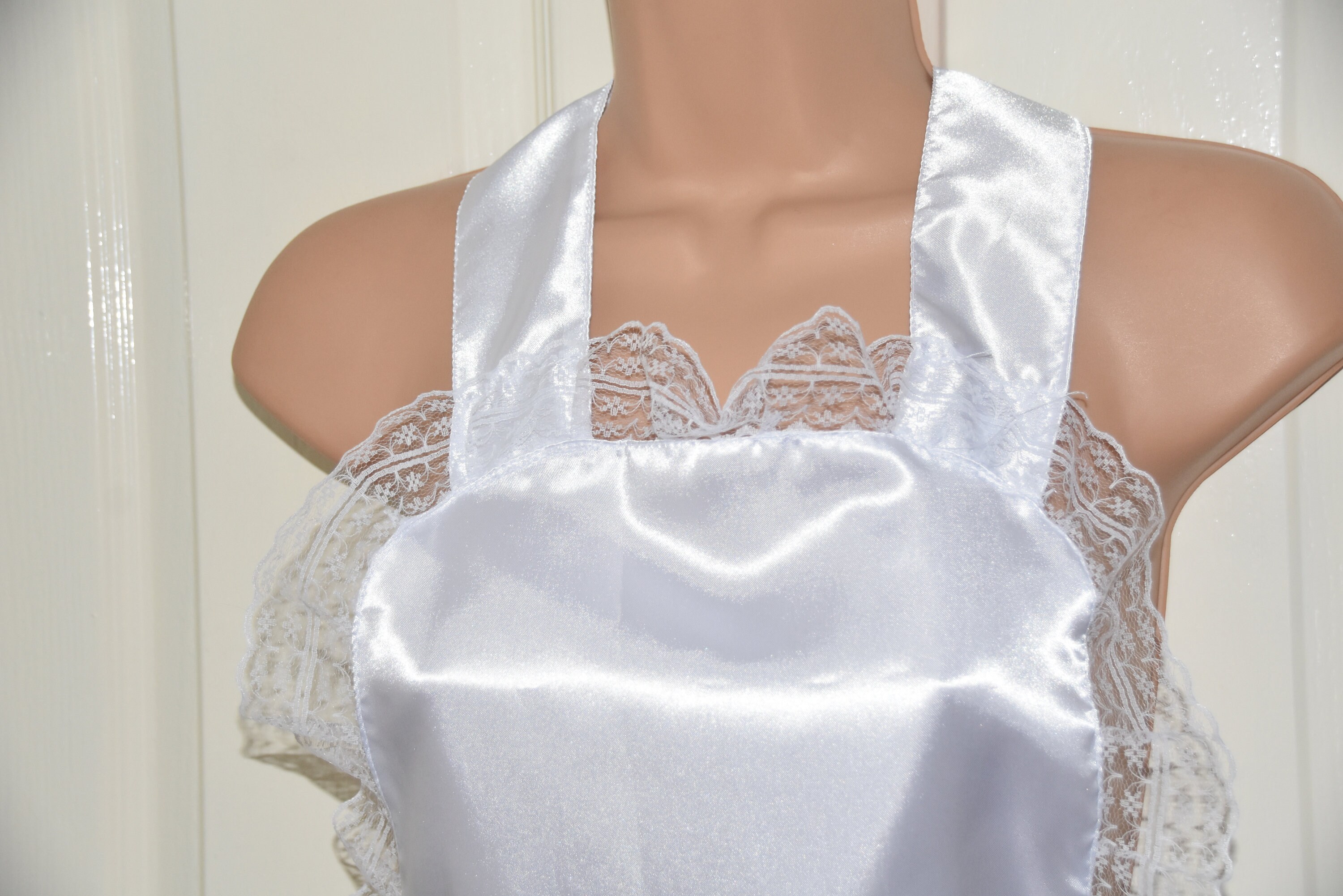 Sissy Boi Maid Satin Pinny Sissy Dessous Fi Etsy