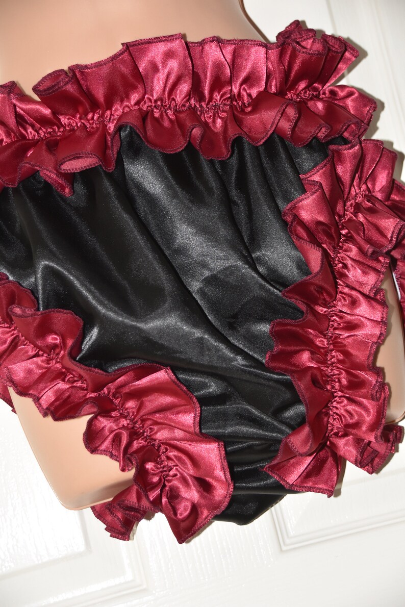 Sissy Frilly Silky Satin Panties Big Silky Frilly Sissy Boi Etsy