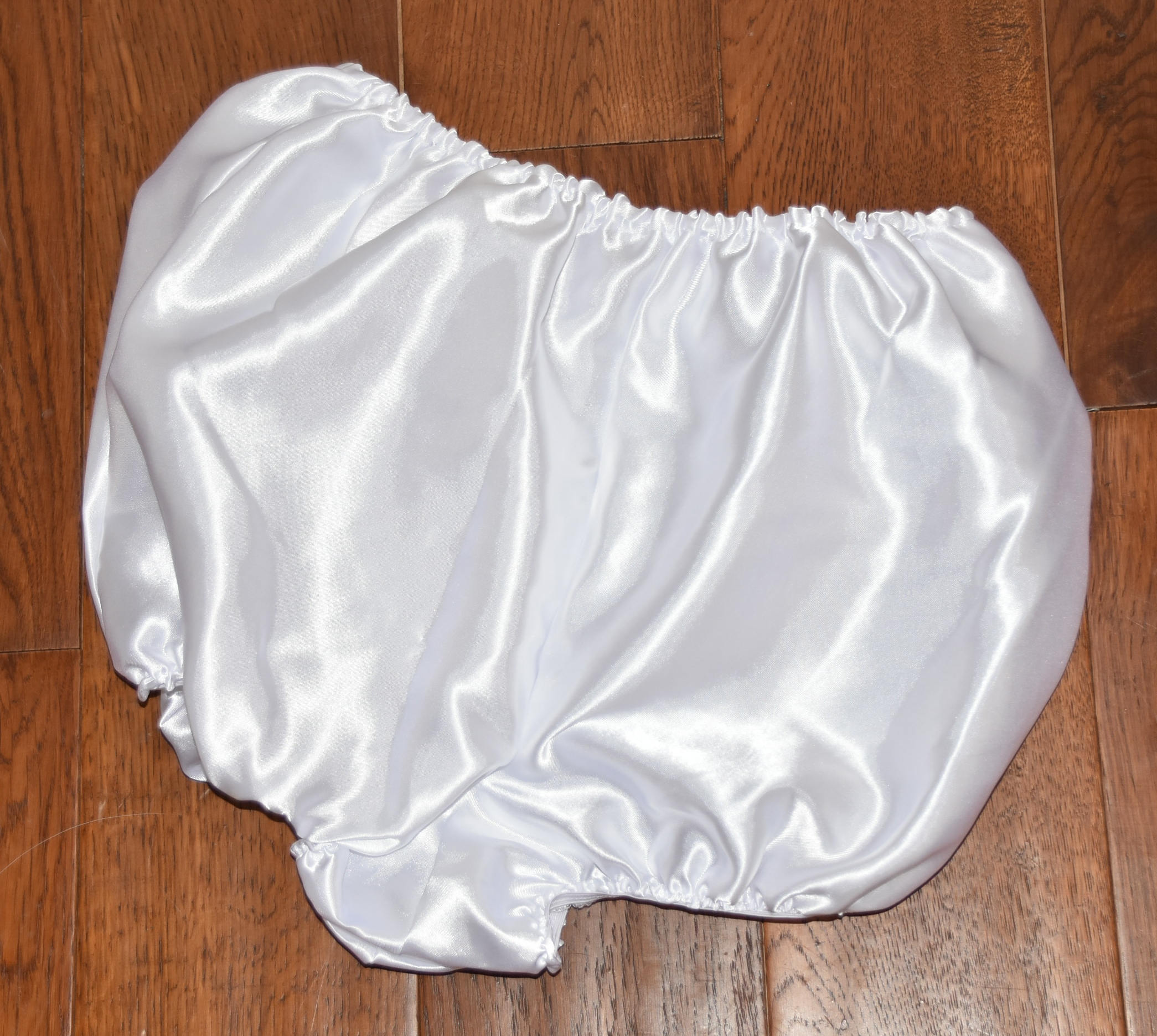 Lovely virgin white satin bloomers 368 Sissy Lingerie | Etsy