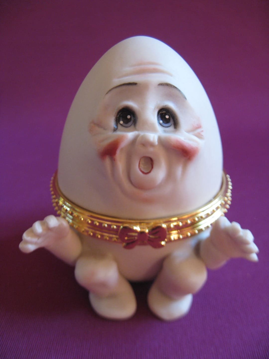 Egg Surprise Bibelot Box Salt and Pepper Shakers -- Allyson Nagel - A.N ...