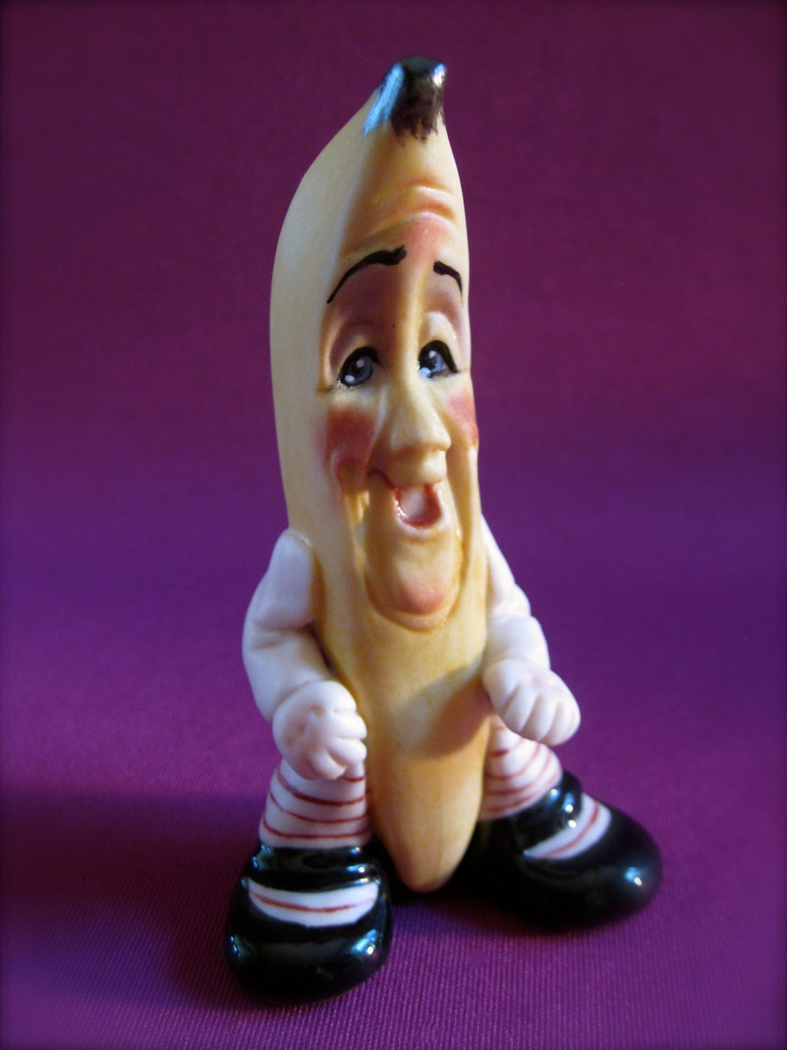Banana Anthropomorphic, Character, Porcelain Original Allyson Nagel ...