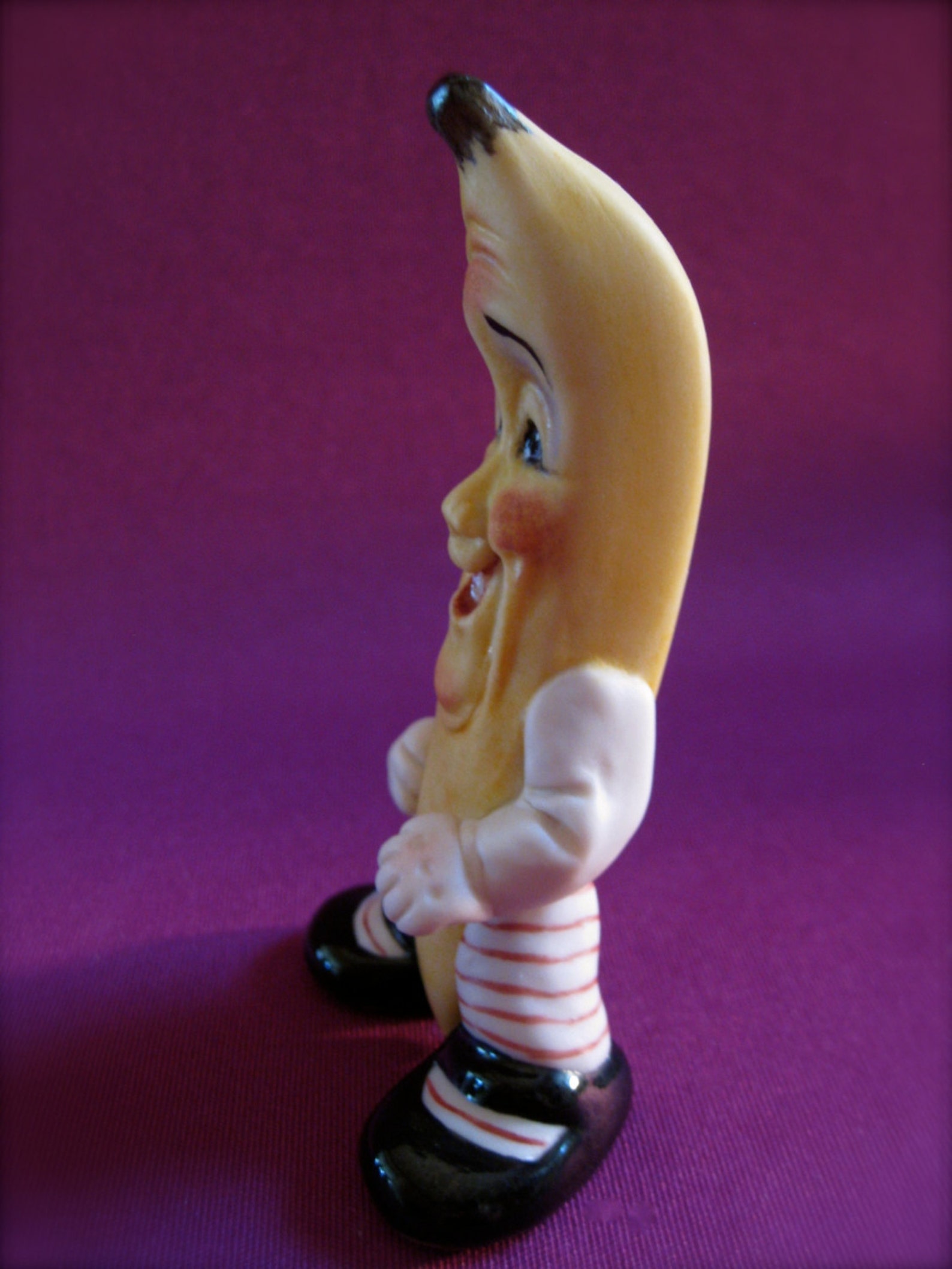 Banana Anthropomorphic, Character, Porcelain Original Allyson Nagel ...
