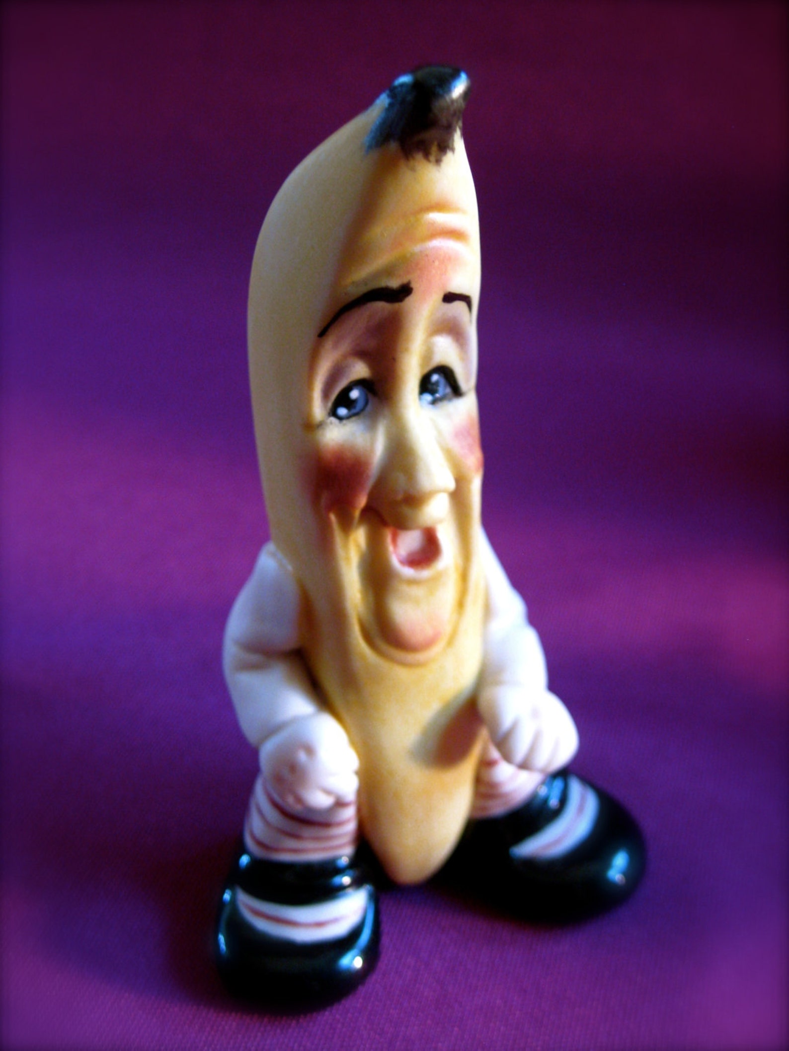 Banana Anthropomorphic, Character, Porcelain Original Allyson Nagel ...