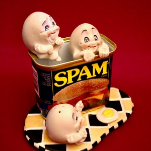 Spam and Eggs, Kitsch, Advertising, Figurine or S&P Shaker -- Allyson ...
