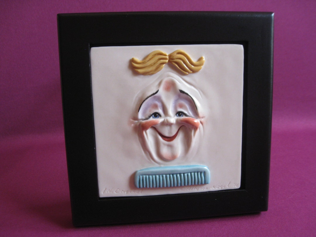 Porcelain Ceramic Art Tile, Barber Hair Stylist, Bathroom Tile,home ...