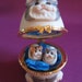 Kitty Egg Surprise Bibelot Box Salt and Pepper Shakers -- Allyson Nagel ...