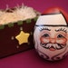 Holiday, Christmas, Hand Painted Santa Claus Egg in Wooden Box, Allyson ...
