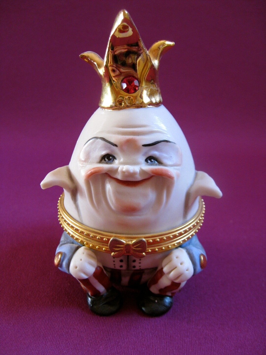 Humpty Dumpty Surprise Box, Allyson Nagel, A.N. Original, Porcelain ...