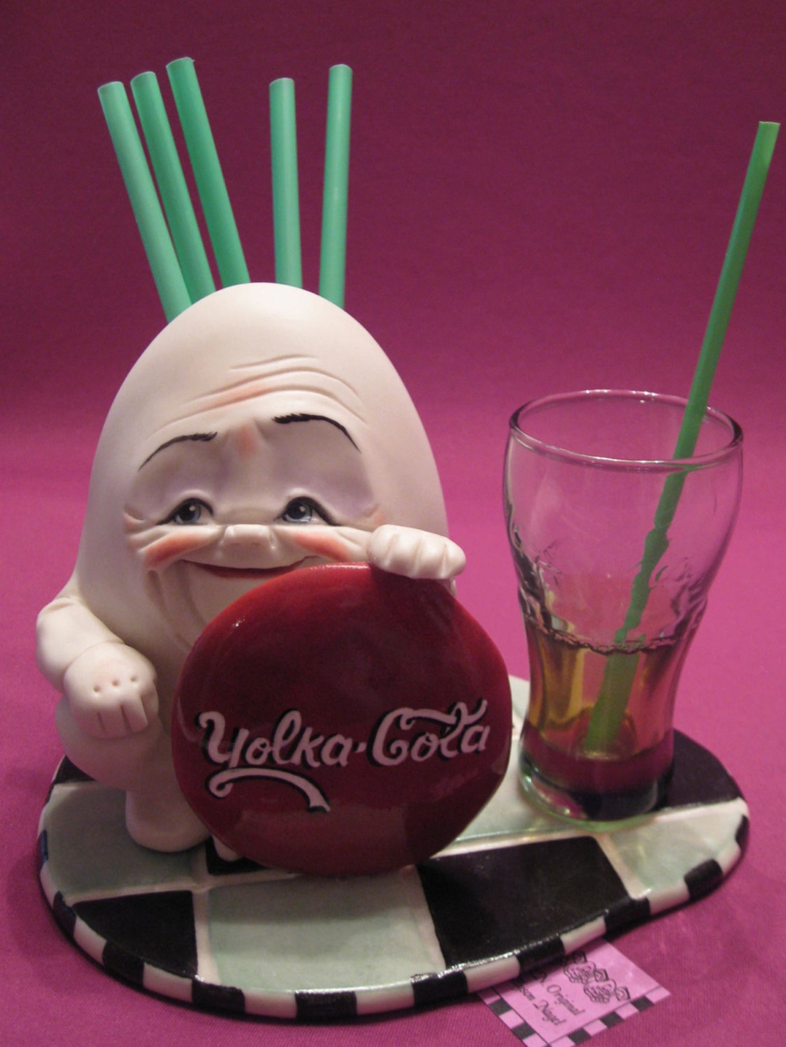 Yolka Cola Allyson Nagel A.N. Original Eggs Humpty Dumpty - Etsy