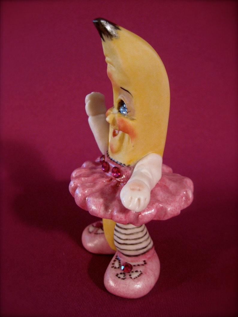 Banana Anthropomorphic, Ballerina Tutu, Character, Porcelain Original ...