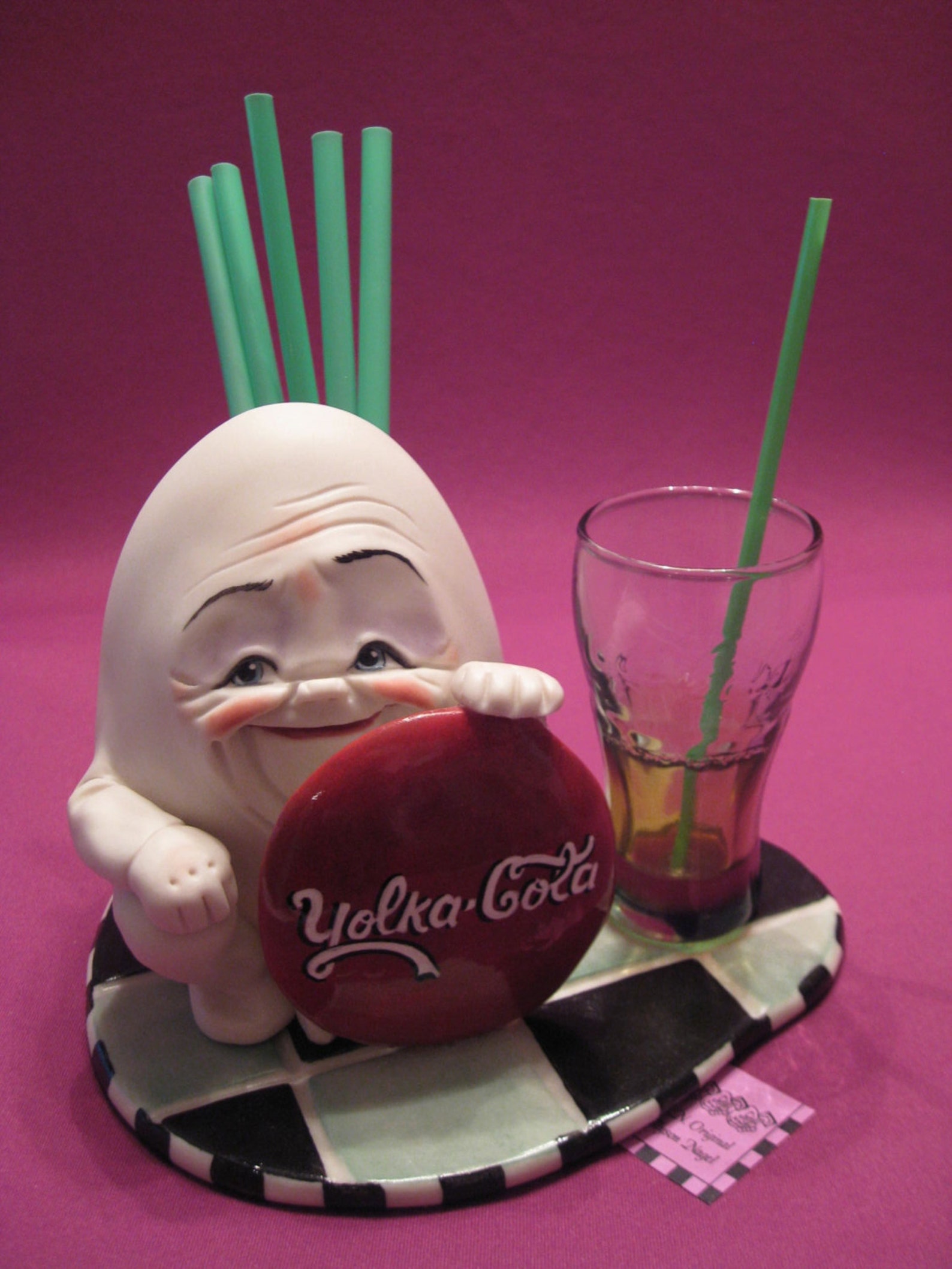 Yolka Cola Allyson Nagel A.N. Original Eggs Humpty Dumpty | Etsy