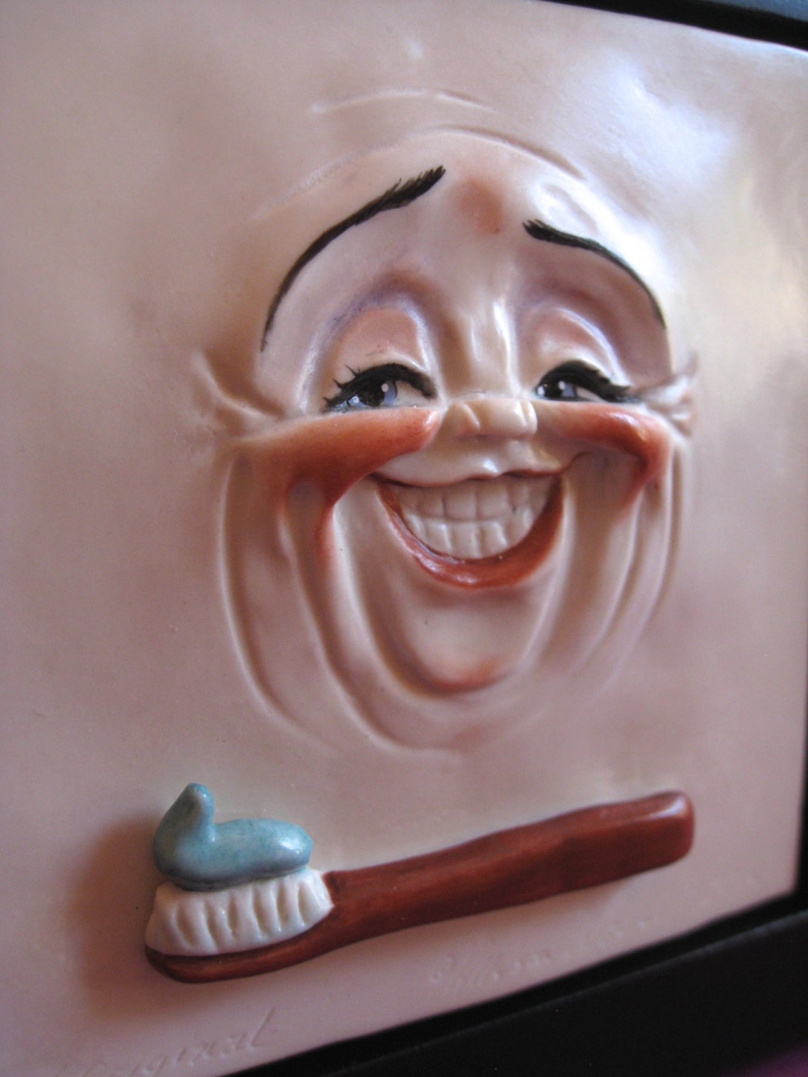 Porcelain Framed Art Tile, Dental Ceramic Bathroom Tile, Sculpture ...