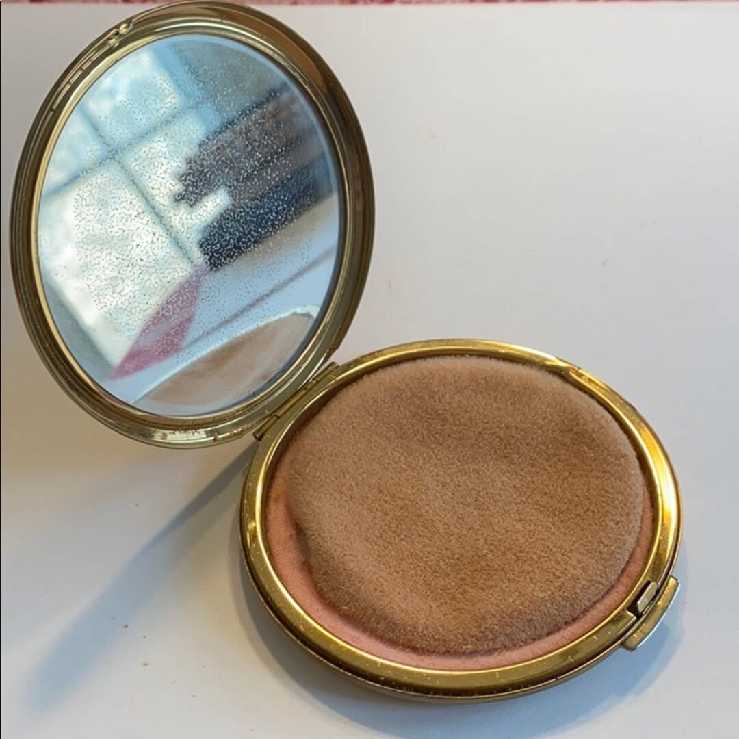 Vintage Stratton Compact With Mirror, Foundation Powder Makeup ...