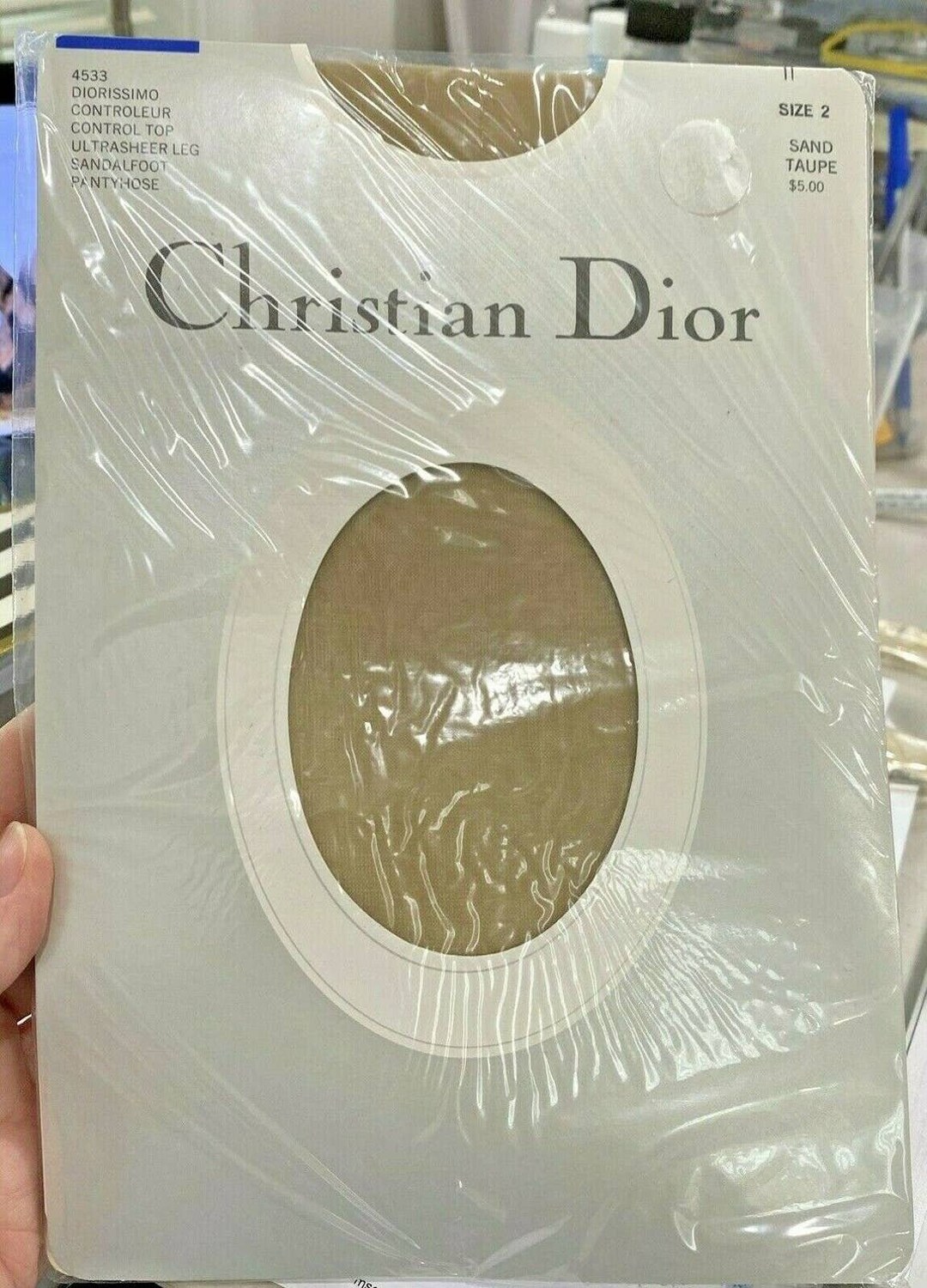 Collant vintage NWT Dead Stock Christian Dior taglia 2, top top color ...