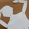 DIY Articulated Paper Doll Template - Printable Movable Puppet Craft ...