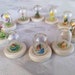 Ceramic Miniature Mountain With Trees Under Glass Dome| Miniature Home ...