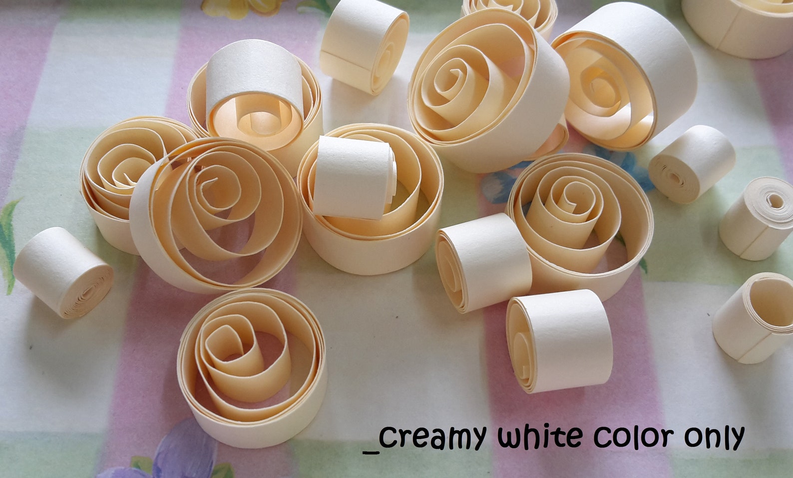 Colorful Quilling Circle and Shapes Handmade Quilled Paper - Etsy