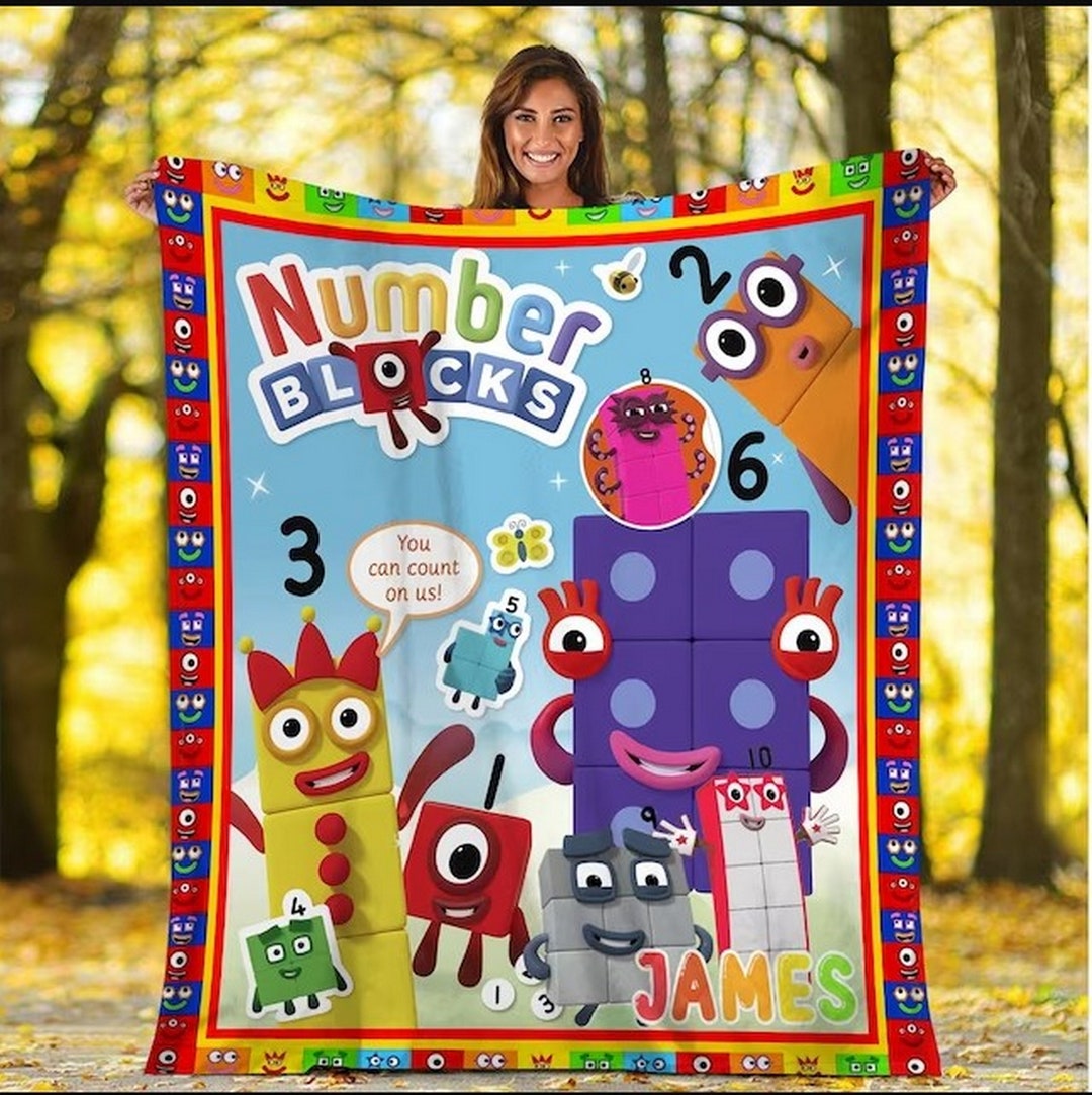 Personalized Numberblocks Quilt Blanket Numberblocks Bedding - Etsy
