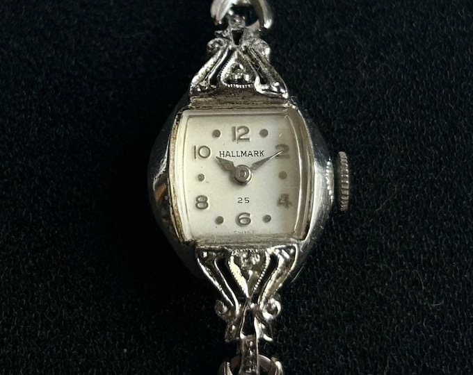 Vintage Hallmark 25 Jewels Windup Ladies Swiss Made Watch - Etsy