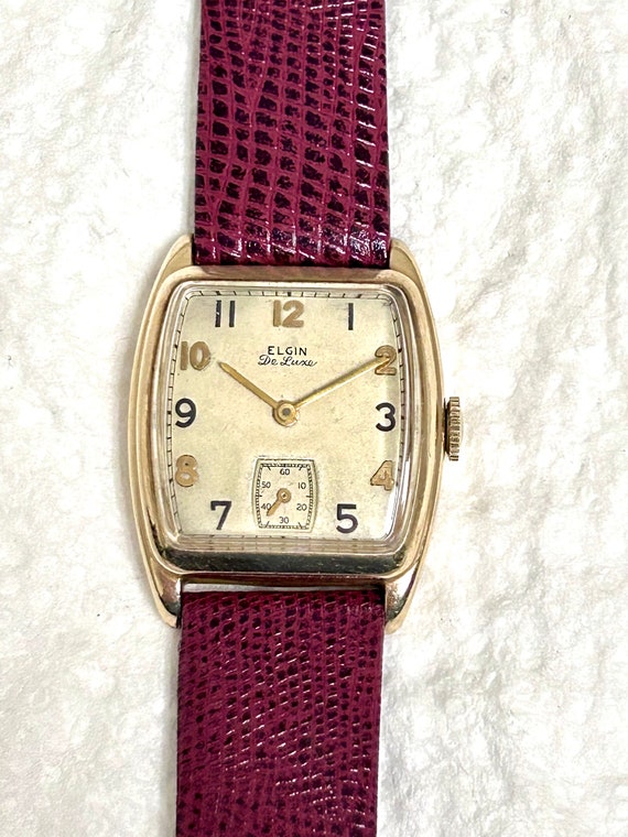 Vintage Elgin De Luxe 17 Jewels 10k Gold Filled Wind… - Gem