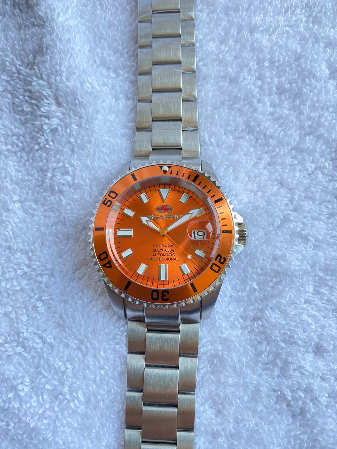 New Seapro Automatic Scuba Professional Diver 200 Meter 660 Feet Quick ...