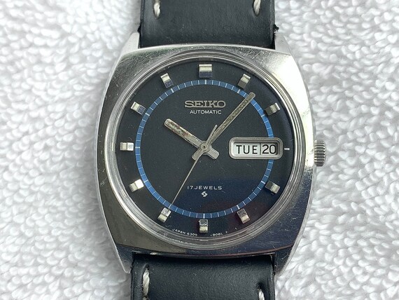 Vintage Seiko Automatic 17 Jewels Quick Set Day/Date … - Gem