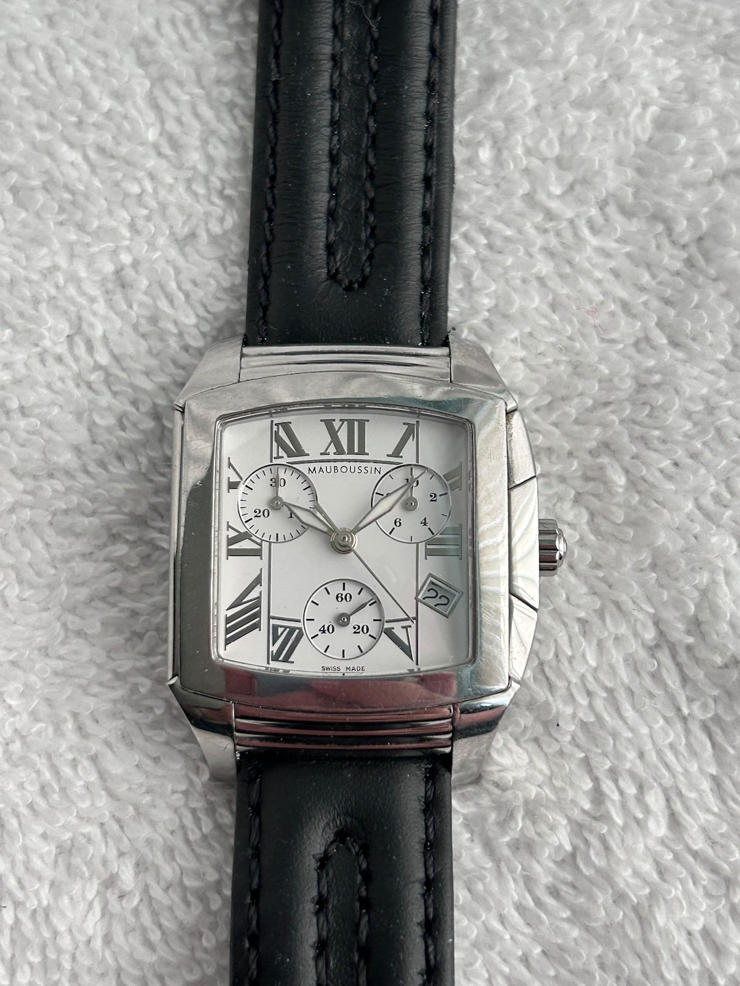 Beautiful Mauboussin Chronograph Calendar Ref. 907 Quartz Swiss Made - Etsy