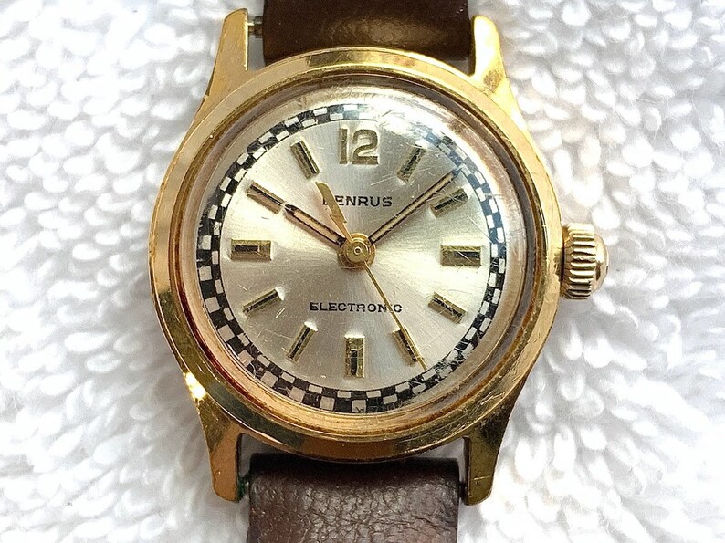 Vintage Benrus Electronic Stainless Steel Gold Plated Quartz - Etsy