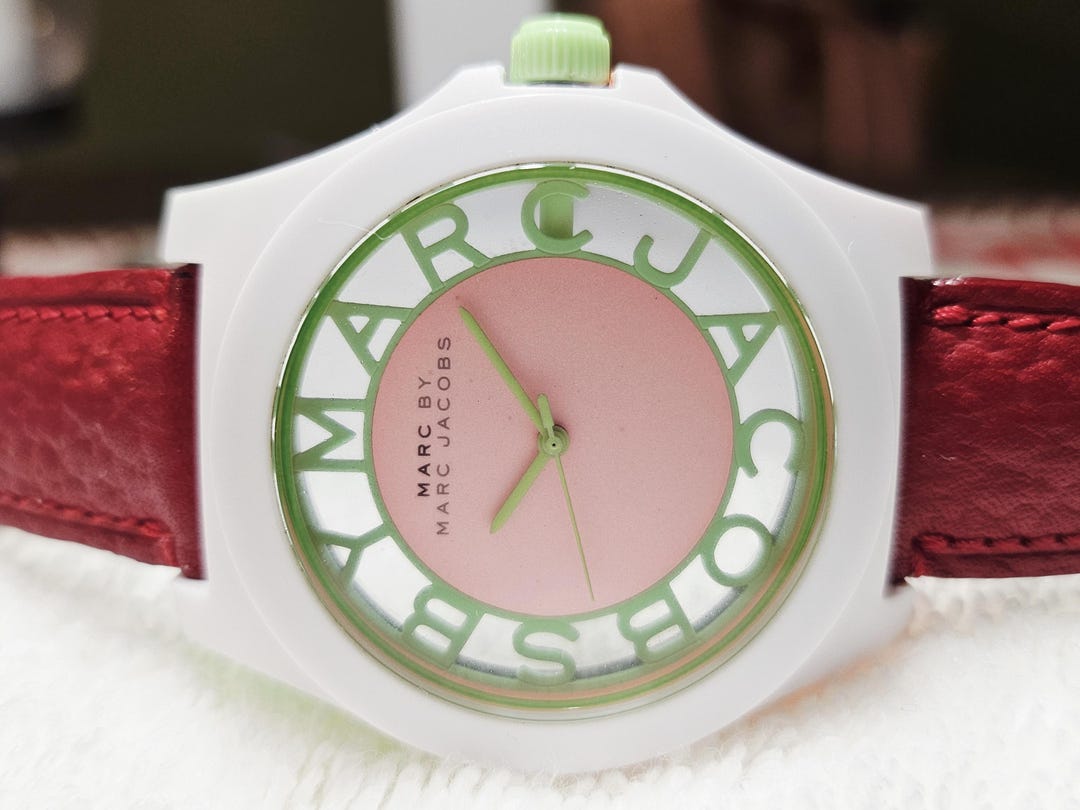 Vintage Marc Jacobs Transparent Dial Stainless Steel Quartz Watch. - Etsy