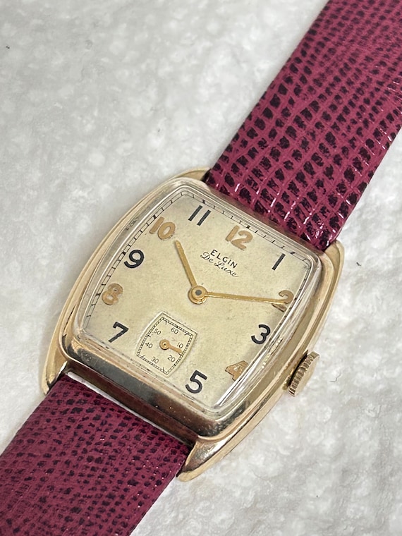 Vintage Elgin De Luxe 17 Jewels 10k Gold Filled Wind… - Gem