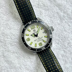 Modern Deep Blue Alpha Marine 500M Precision Diver Automatic 24 Jewels ...