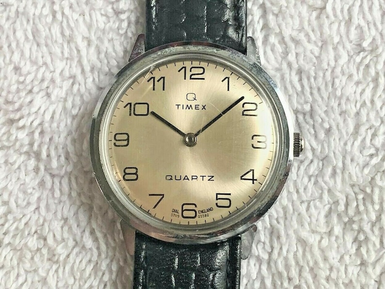 Vintage Timex Q Stainless Steel H Cell 57119 England 05580 - Etsy