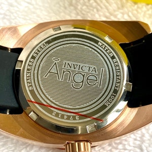 New Stunning Invicta Rose Gold With Crystals Ladies Quartz Watch. Three ...