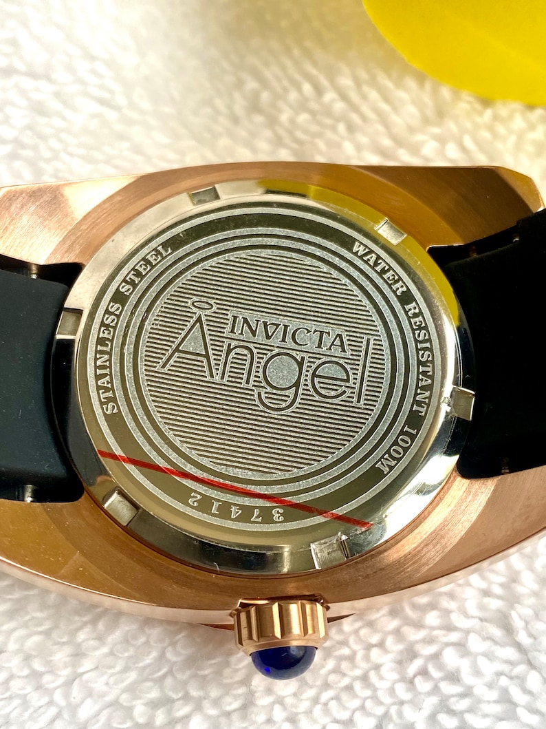 New Stunning Invicta Rose Gold With Crystals Ladies Quartz - Etsy