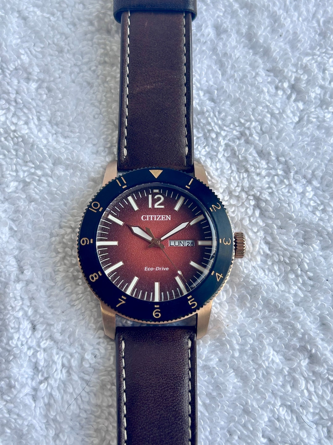 Modern 40mm Citizen Eco-drive Luminescent Quick Set Date Light Powered ...