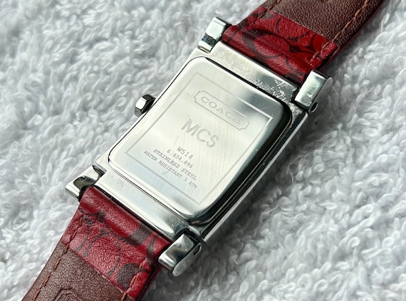 Coach Tank Stainless Steel Quartz Swiss Made Watch w/… - Gem