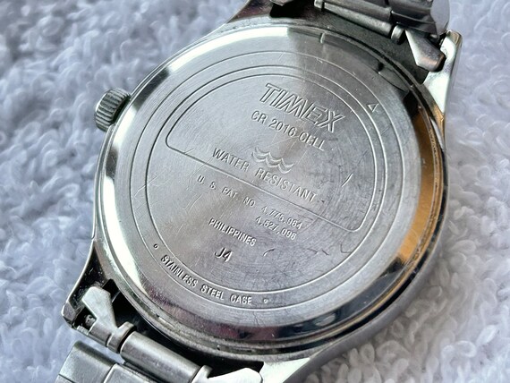 Timex Indiglo Blue Quick Set Date Luminescent Stainle… - Gem