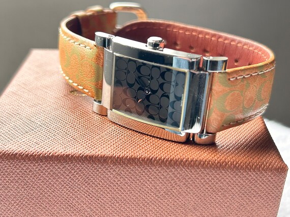 Coach Tank Stainless Steel Quartz Swiss Made Watch w/… - Gem