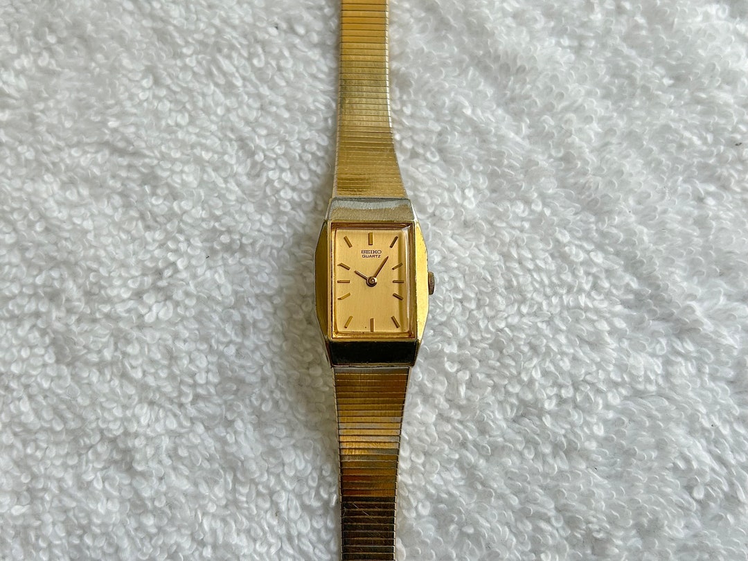 Vintage Seiko Gold Plated Stainless Steel Dainty Ladies Quartz Watch - Etsy
