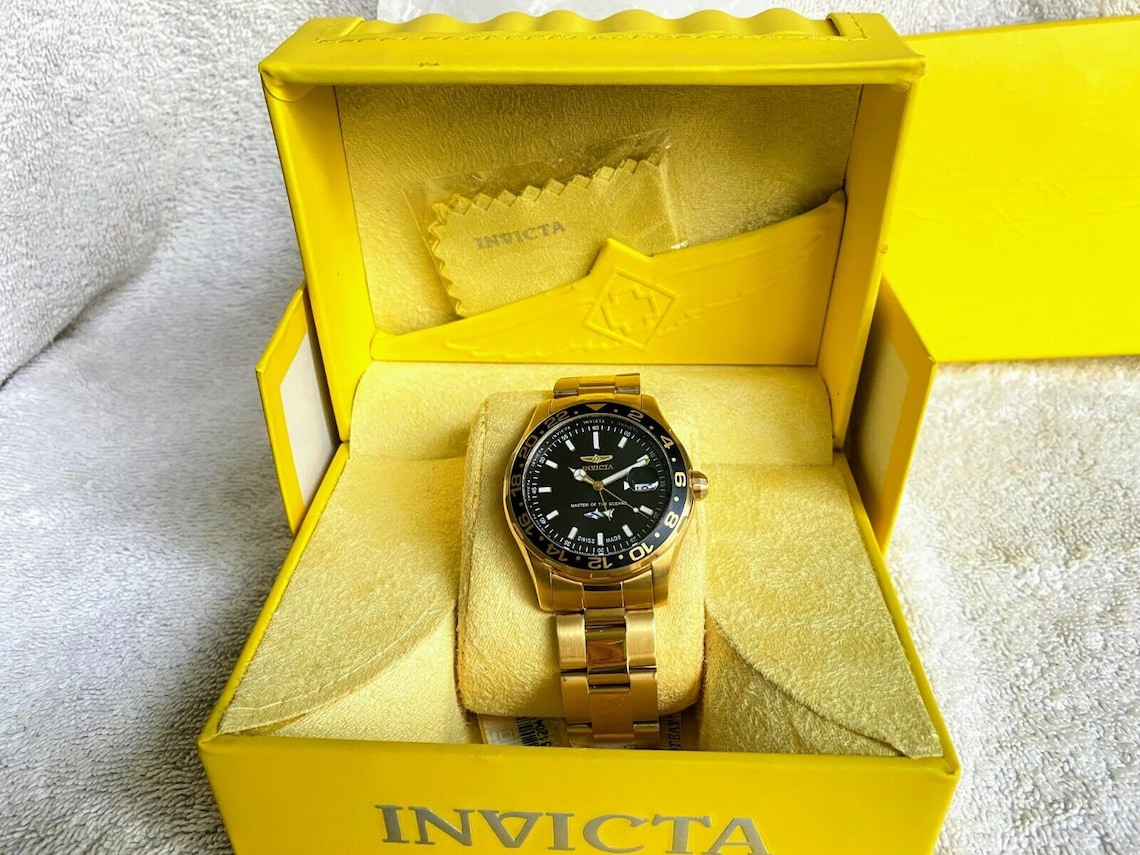 GMT Invicta Master of the Oceans Diver Date 100 Meters Swiss | Etsy